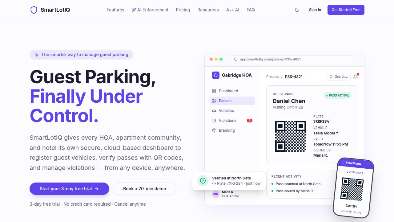 Best HOA Guest Parking Software in 2026 (Ranked & Compared) | SmartLotIQ